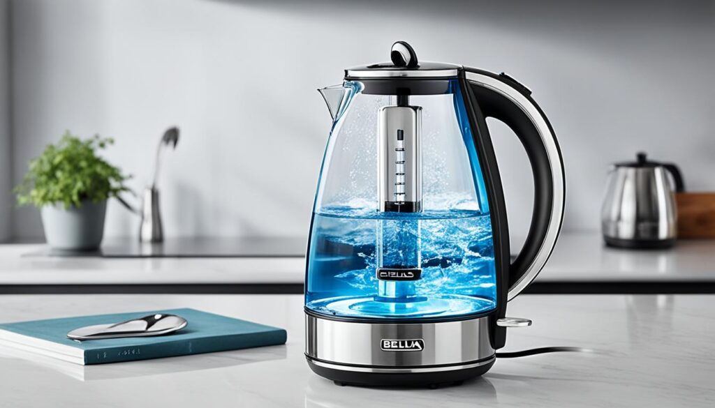 BELLA Glass Electric Kettle: Stylish Boiling Magic